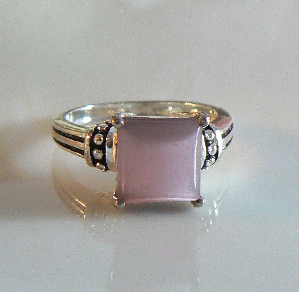 Sterling Silver Lavender Quartz Ring