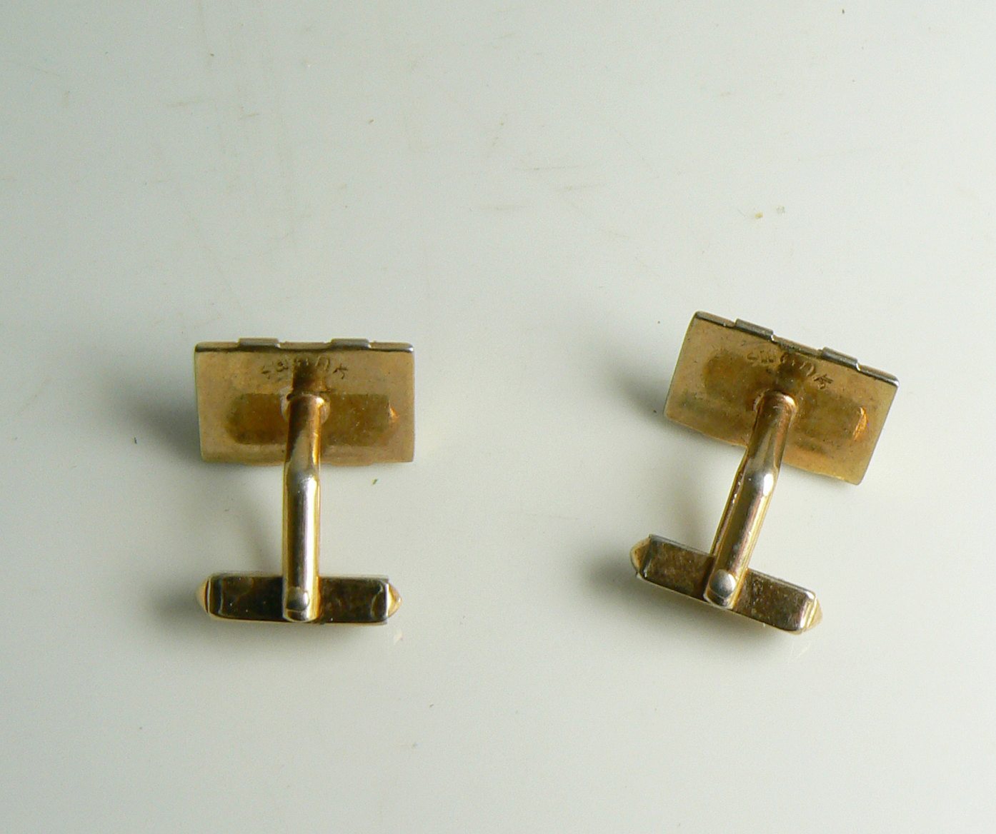 Swank Royal Blue Enamel Gold Tone Cufflinks, Men's Links, Accessories ...